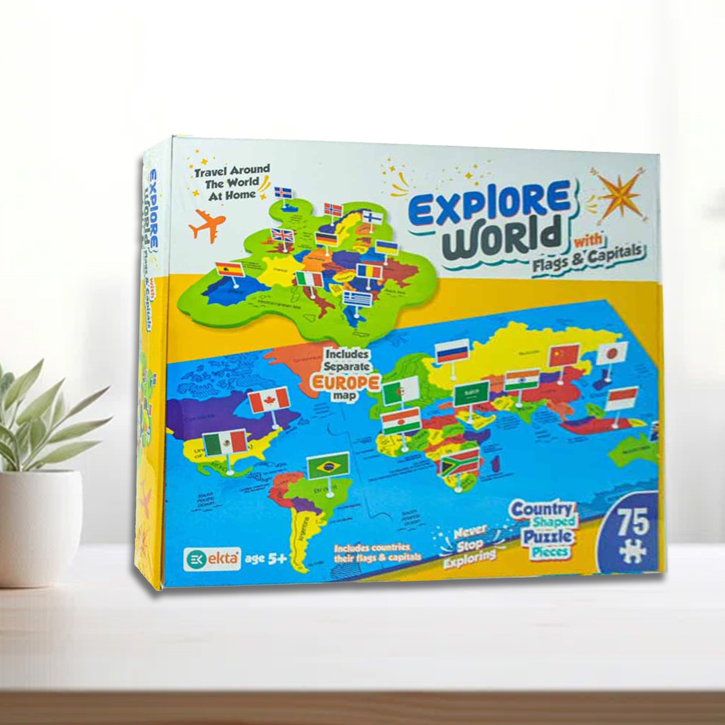 Explore World With Flags & Capitals - Kids – Sarvda
